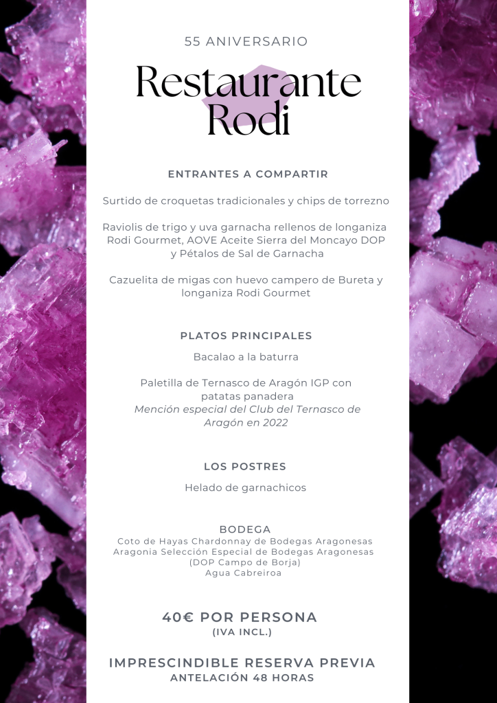 Restaurante Rodi, Fuendejalón. Eventos. | Restaurante Rodi